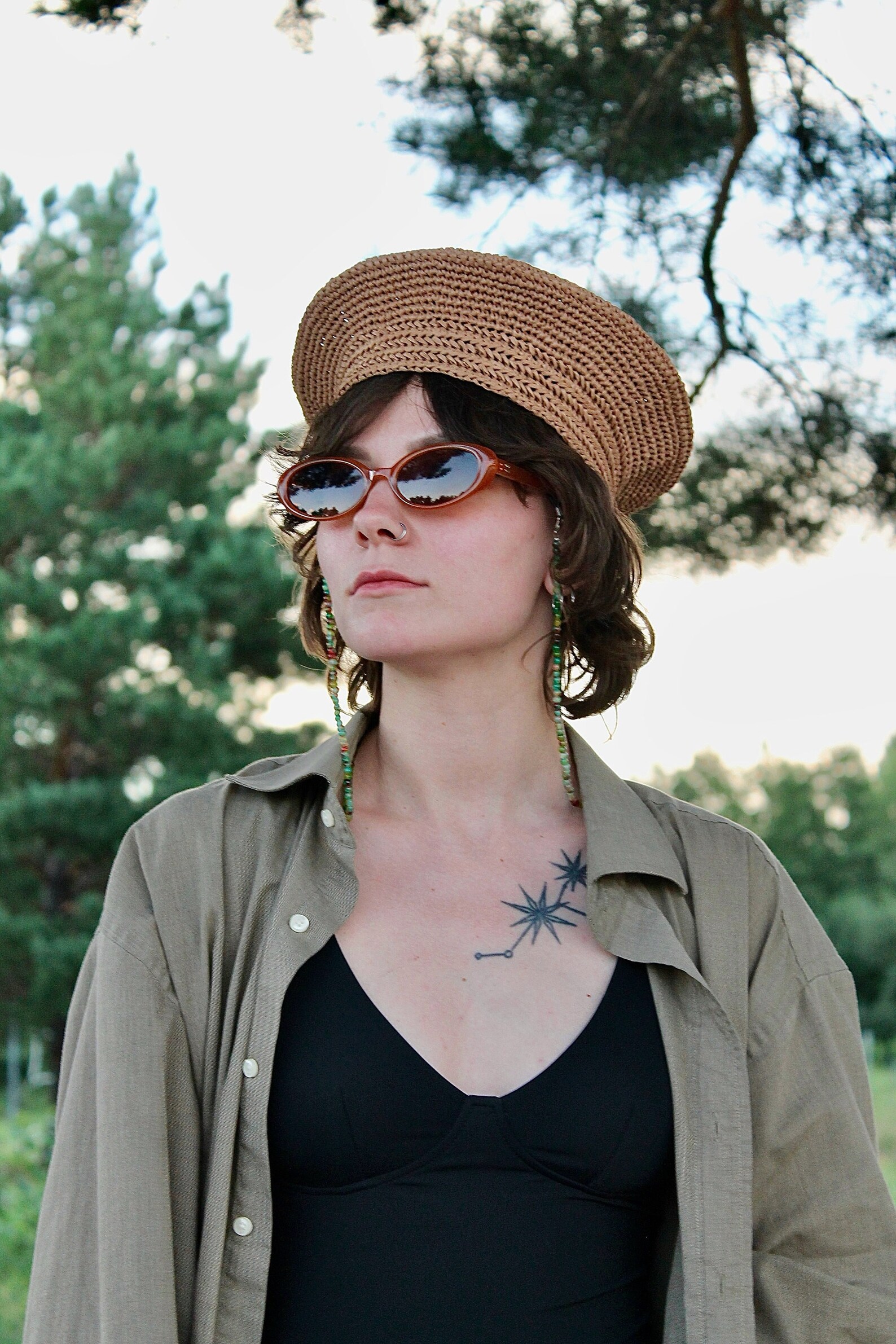 Сlassic Elegant Beret, Raffia Sun Hat, French Style Beach Hats for ...