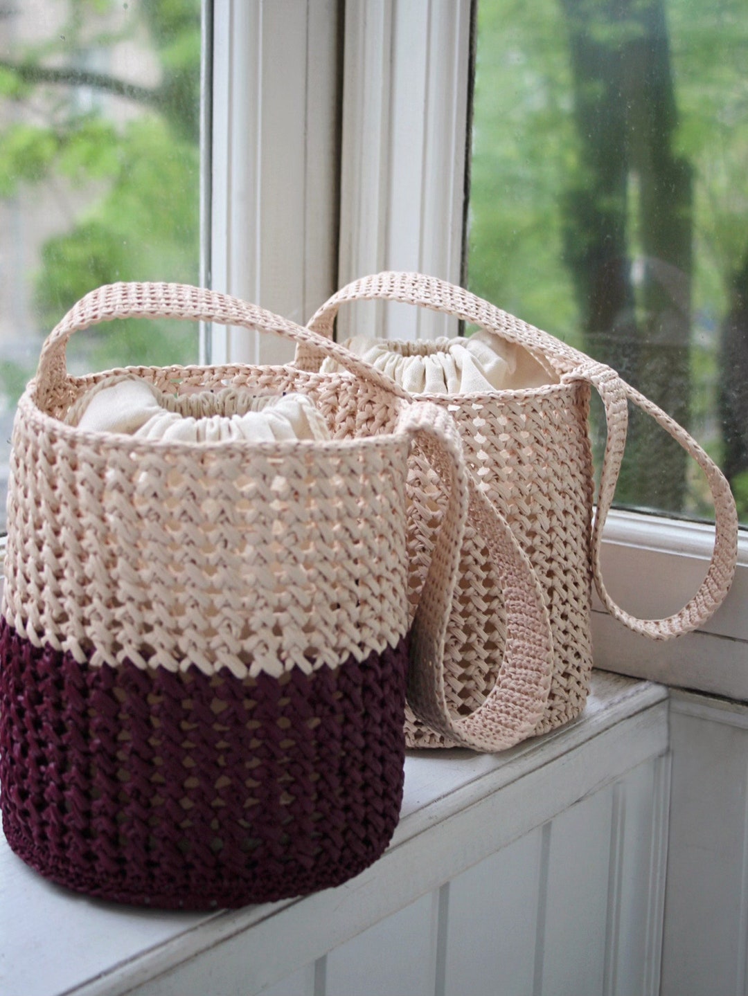 Raffia Basket Bag, Raffia Bag, Handmade Bag, Crochet Bag, Basket Bag, Straw Bag - Etsy