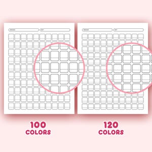 Color Swatch Chart Printable, Blank Color Swatches Sheets PDF, Alcohol ...