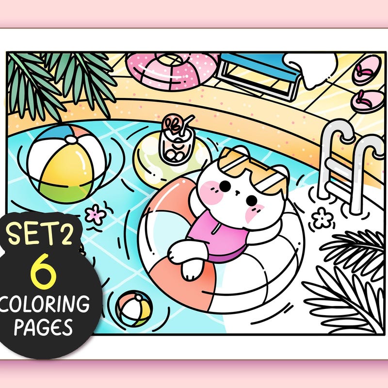 Southern Lotus Coloring Books - Etsy