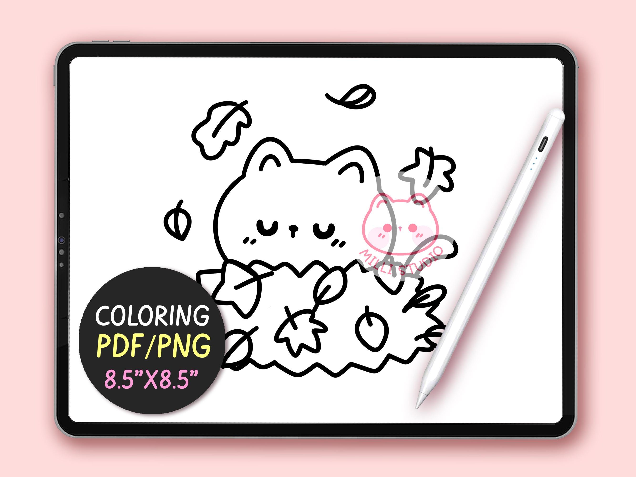 Autumn Bold and Easy Coloring Pages for Adults - 18 Pages Simple ...