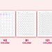 Circle Color Swatch Chart Printable, Blank Color Swatches Sheets PDF ...