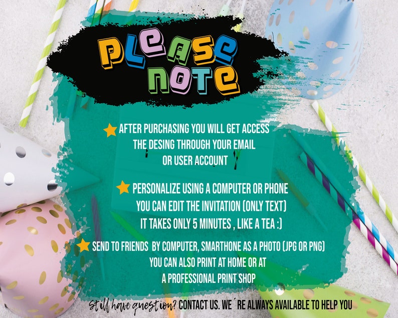 Inside Out 2 Invitation Template Canva Easy Download Party Birthday ...