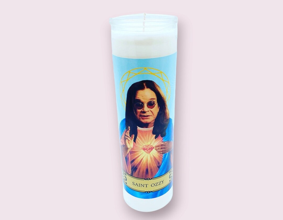 Saint Ozzy ozzy Osbourne Prayer Candle 16oz - Etsy
