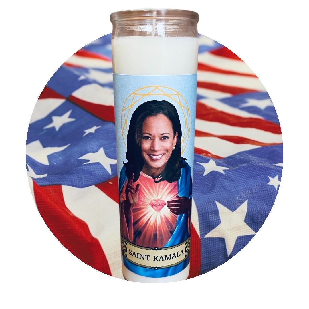 Saint Kamala kamala Harris Prayer Candle 16oz - Etsy