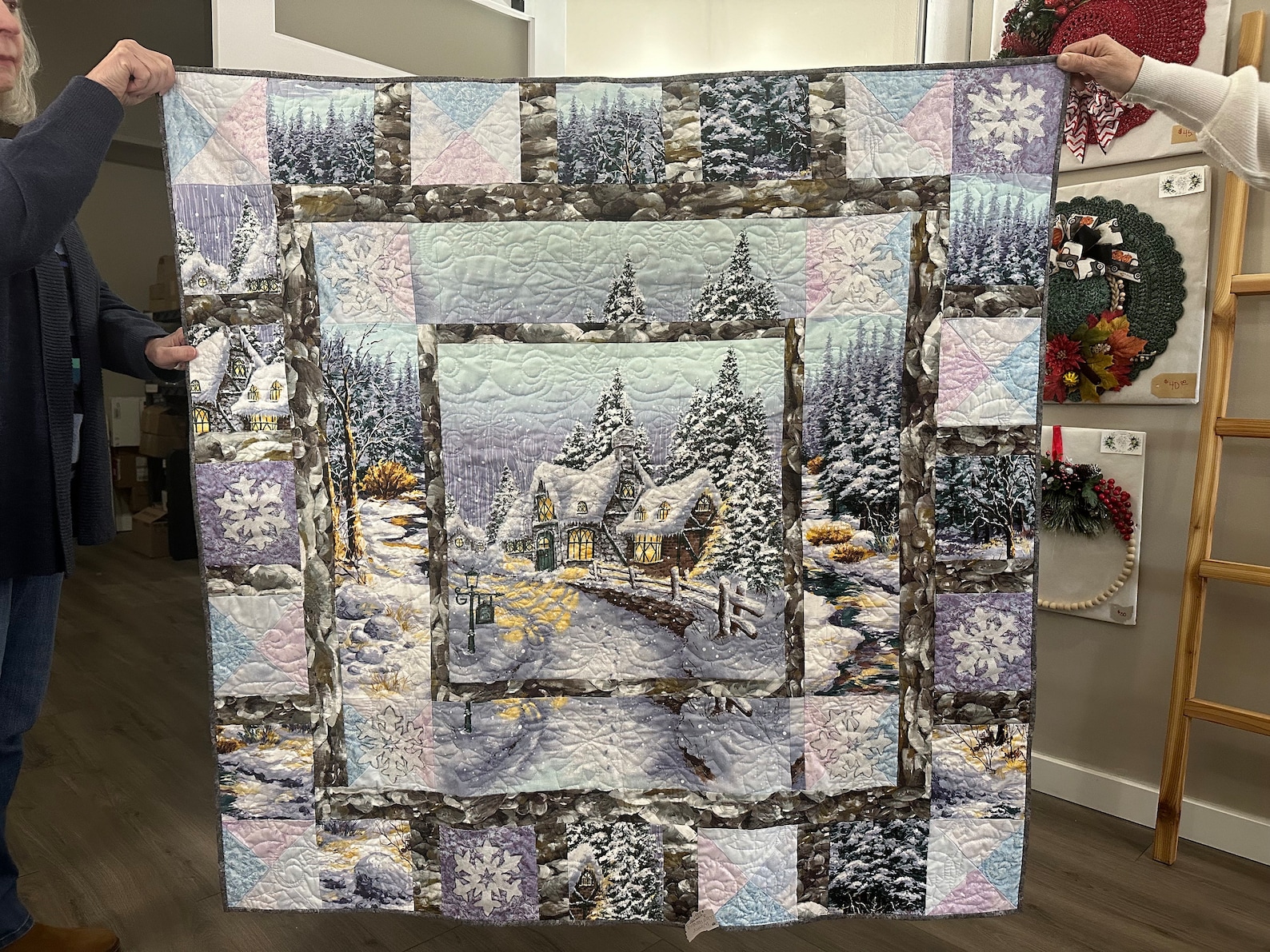 Winter Themed Quilt. - Etsy