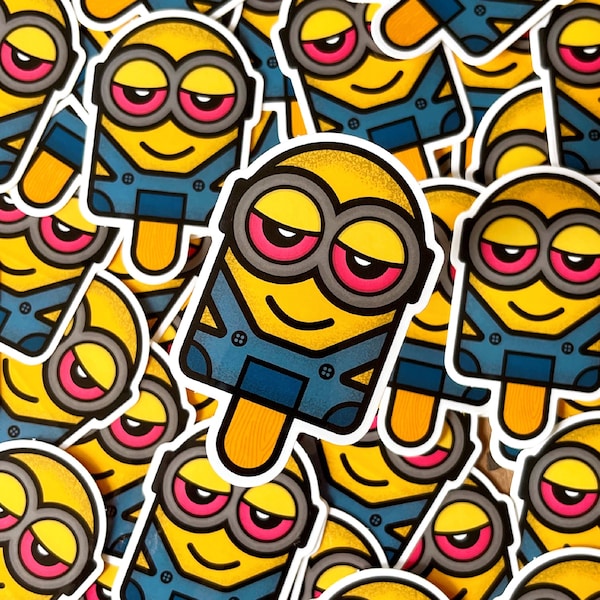 Minion Banana Sticker - Etsy