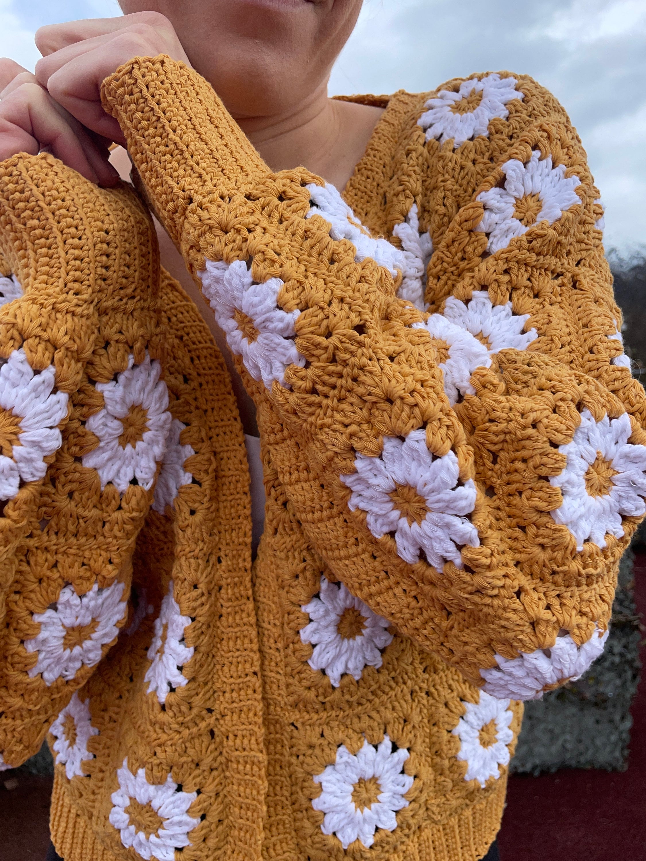 Daisy Cardigan PDF Pattern ('waiting for Spring Cardigan') - Etsy