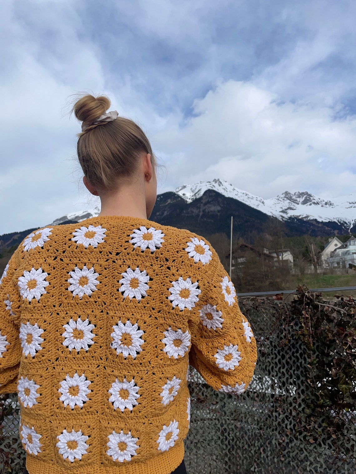 Daisy Cardigan PDF Pattern ('waiting for Spring Cardigan') - Etsy