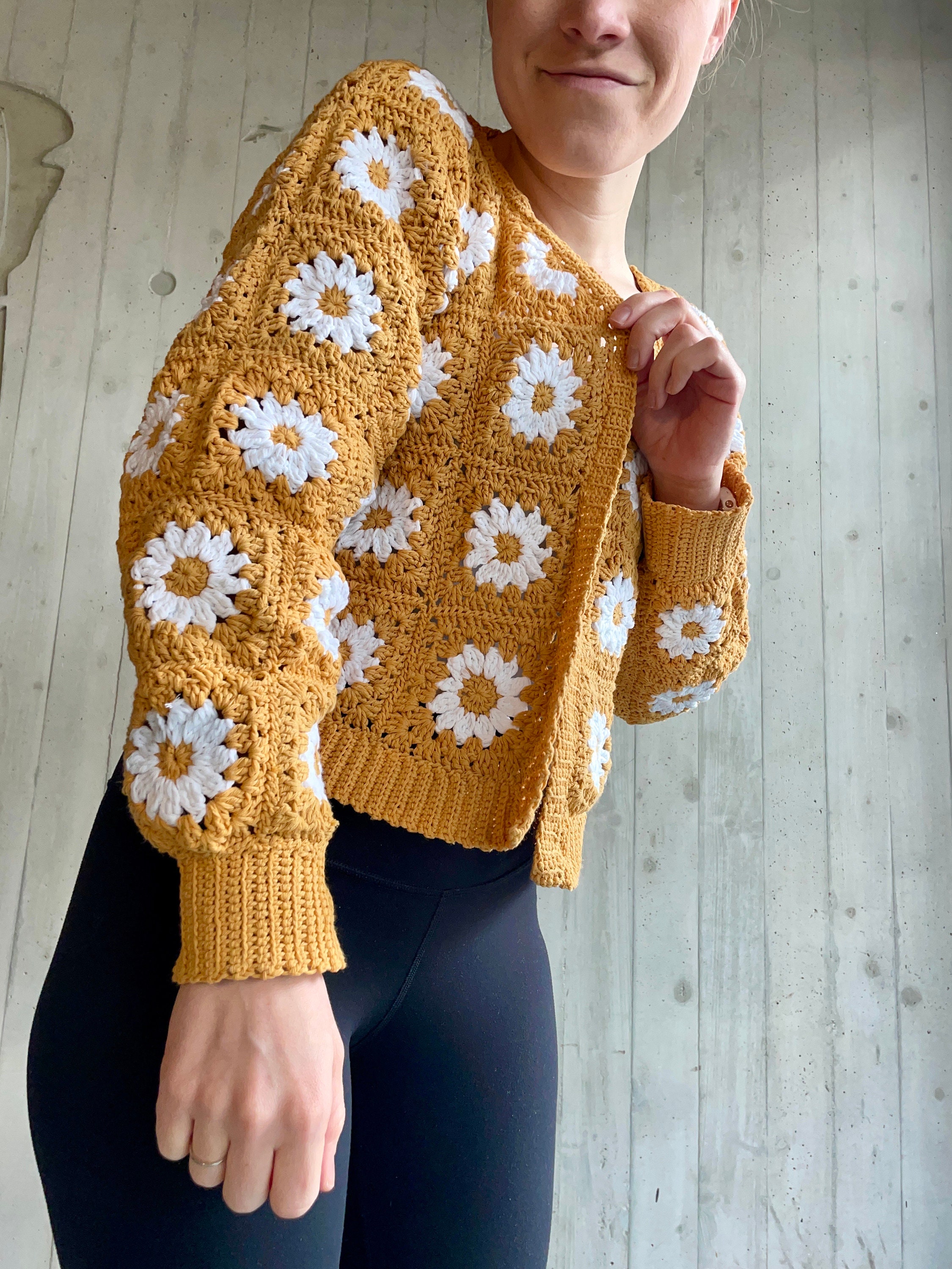 Daisy Cardigan PDF Pattern ('waiting for Spring Cardigan') - Etsy