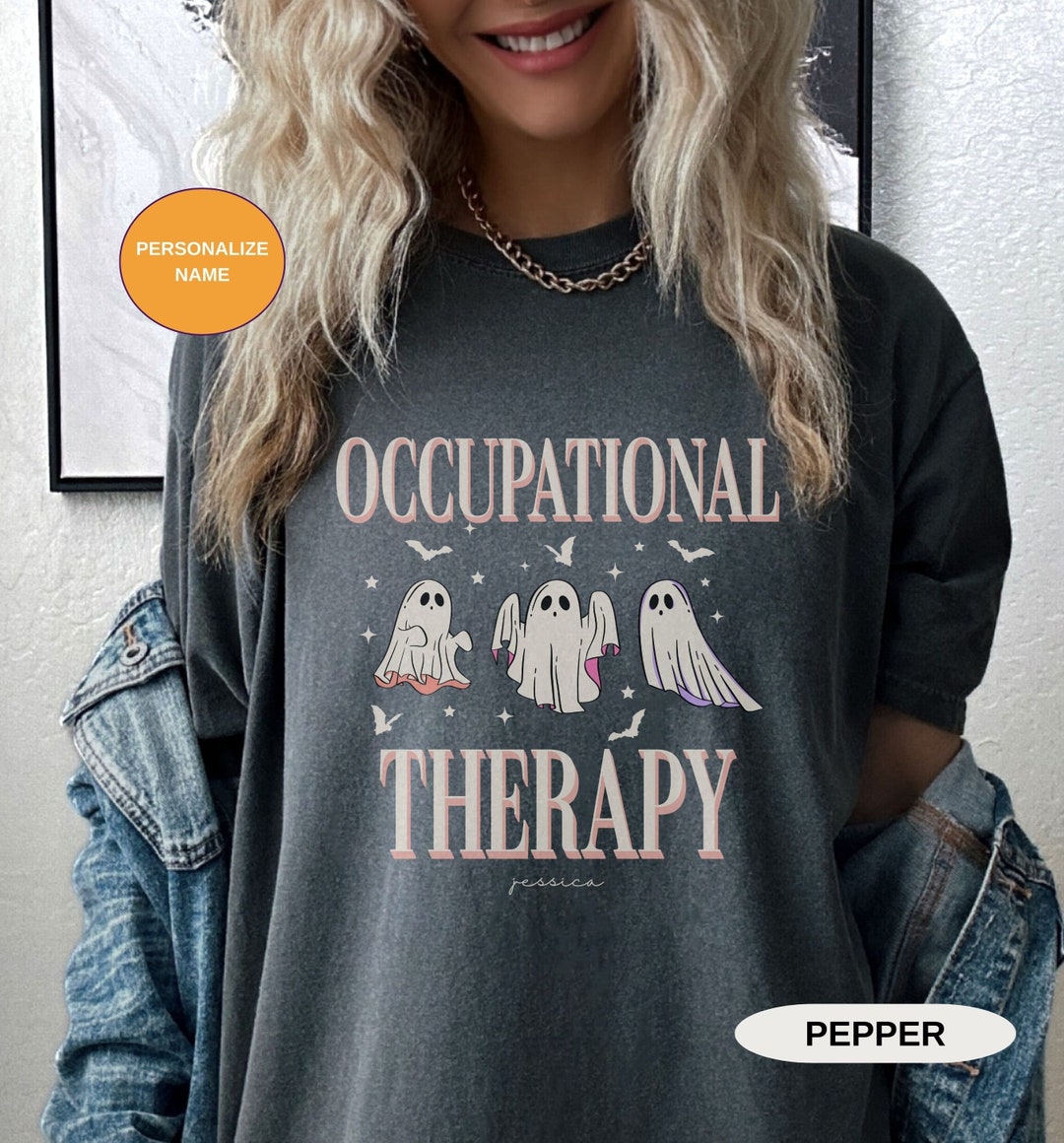 Personalize Occupational Therapy Shirt Halloween Occupational Therapist ...