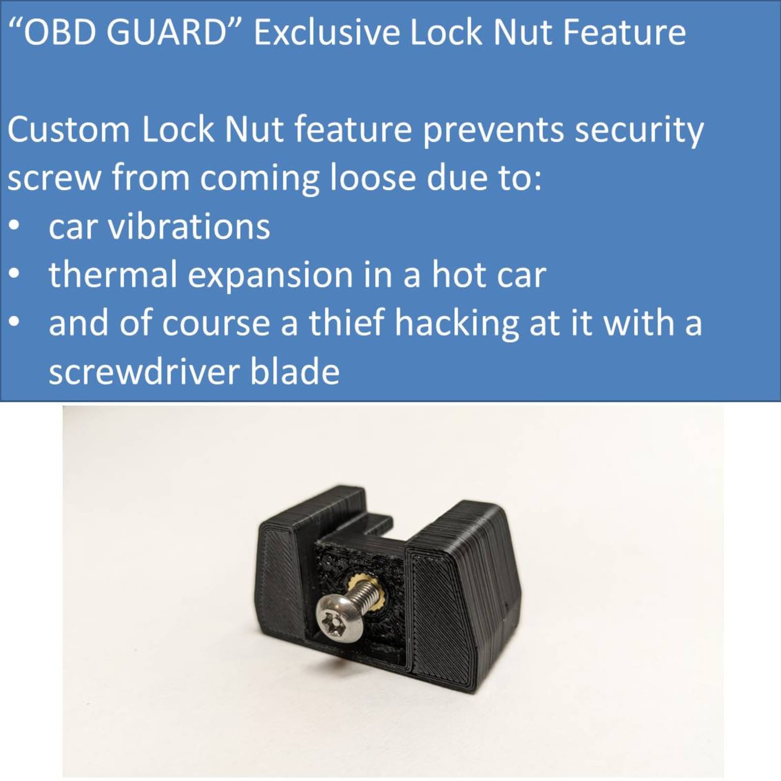 OBD Lock Security Anti-theft Locking Device OBD2 Port, the "original ...