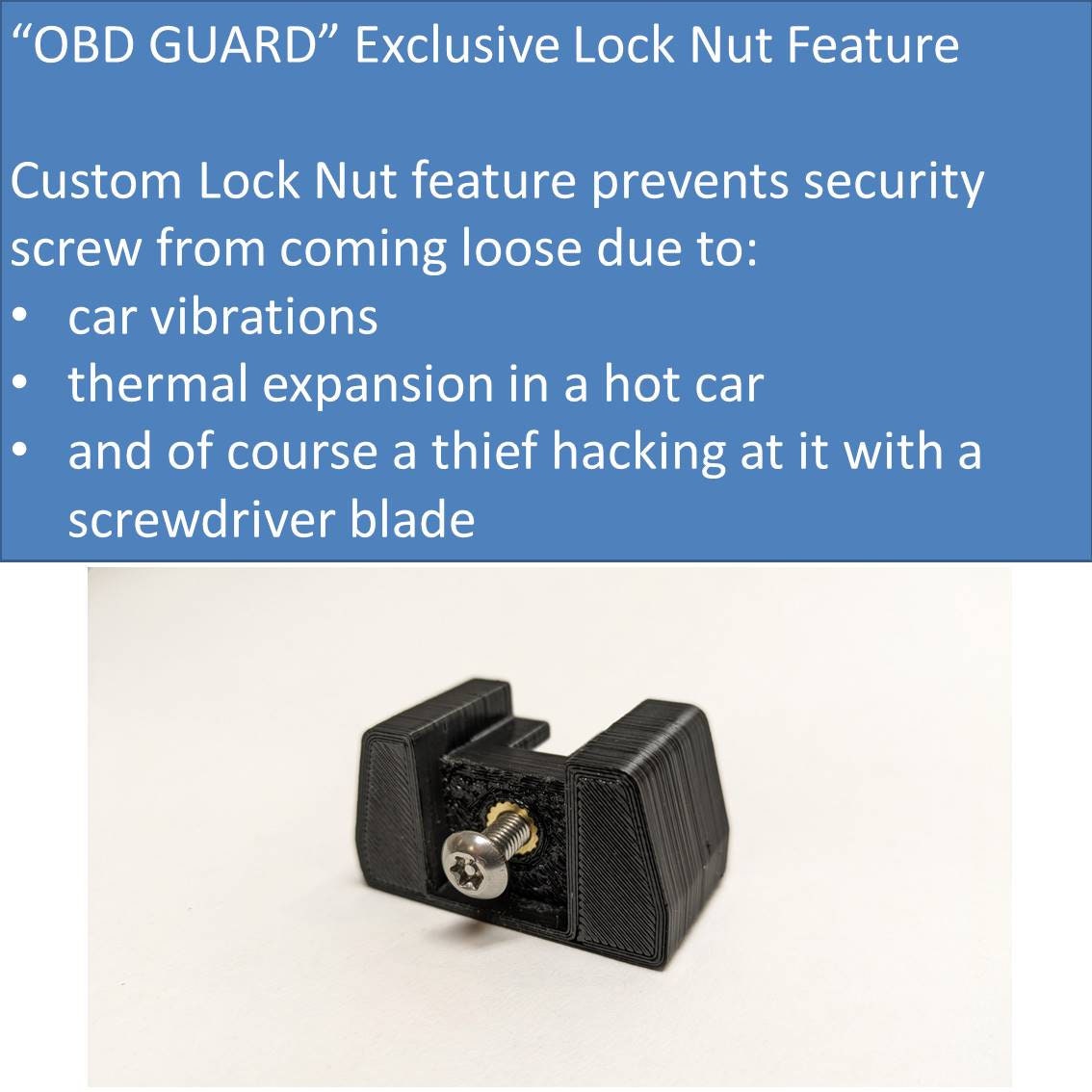 OBD Lock Security Anti-theft Locking Device OBD2 Port, the "original ...
