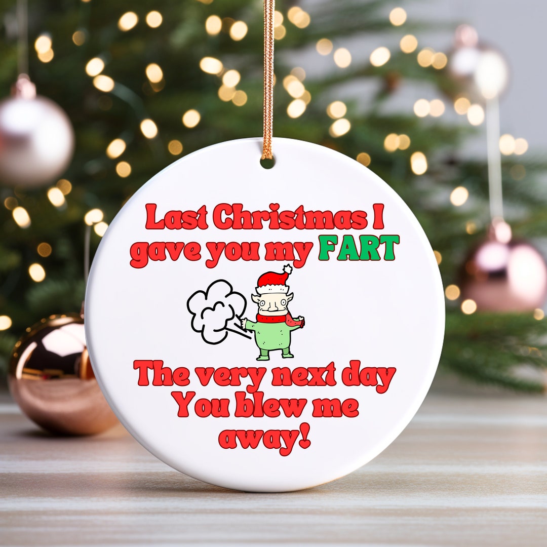 Hilarious Farting Elf Ornament Fart Poop Joke Perfect Gift - Etsy