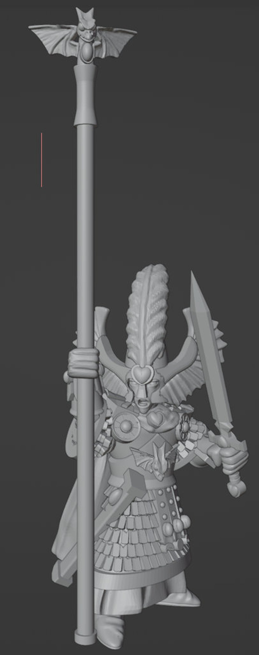 High Elf Hero With Royal Banner - Etsy