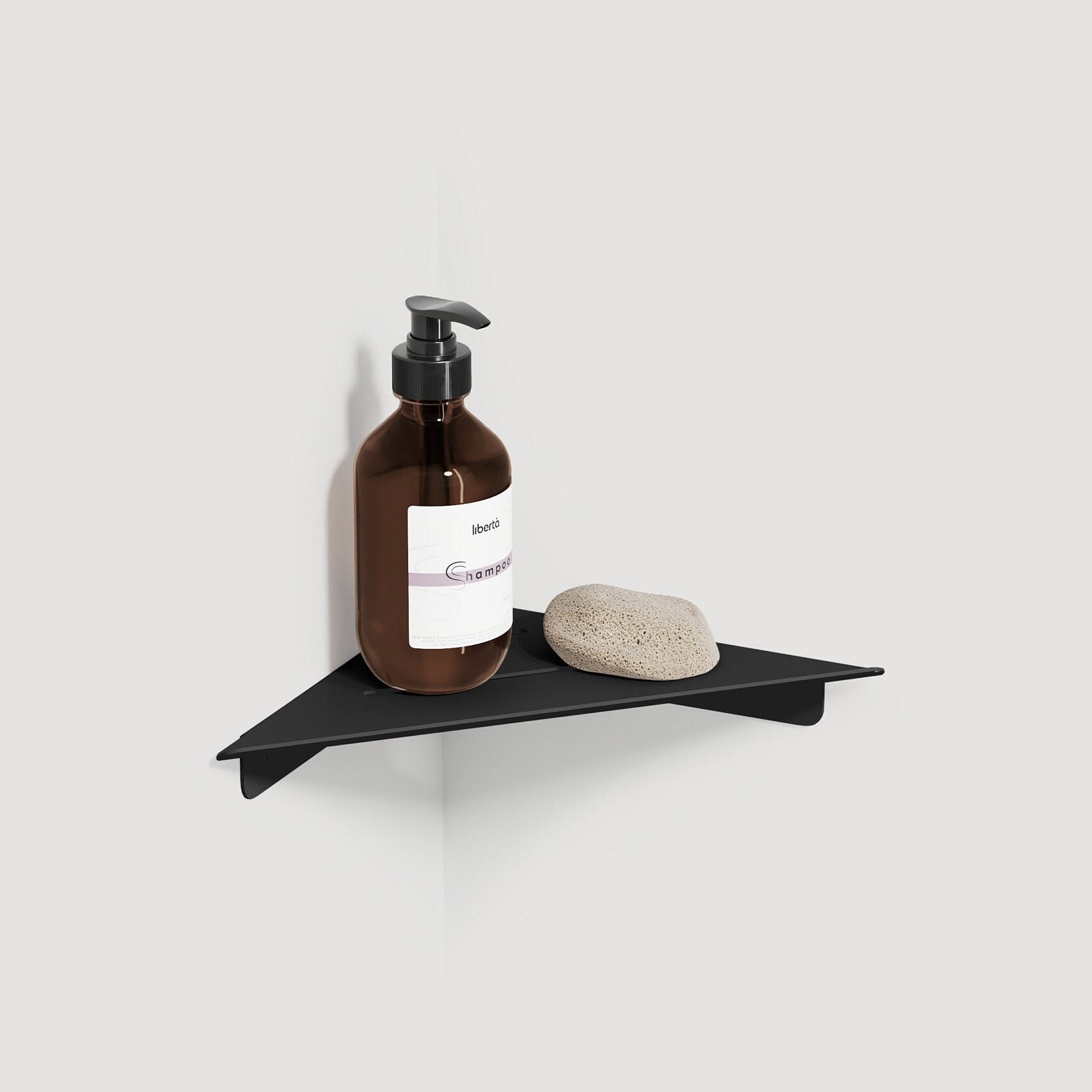 Black Metal Corner Shower Shelf, Shower Rack, Bathroom Accessories ...