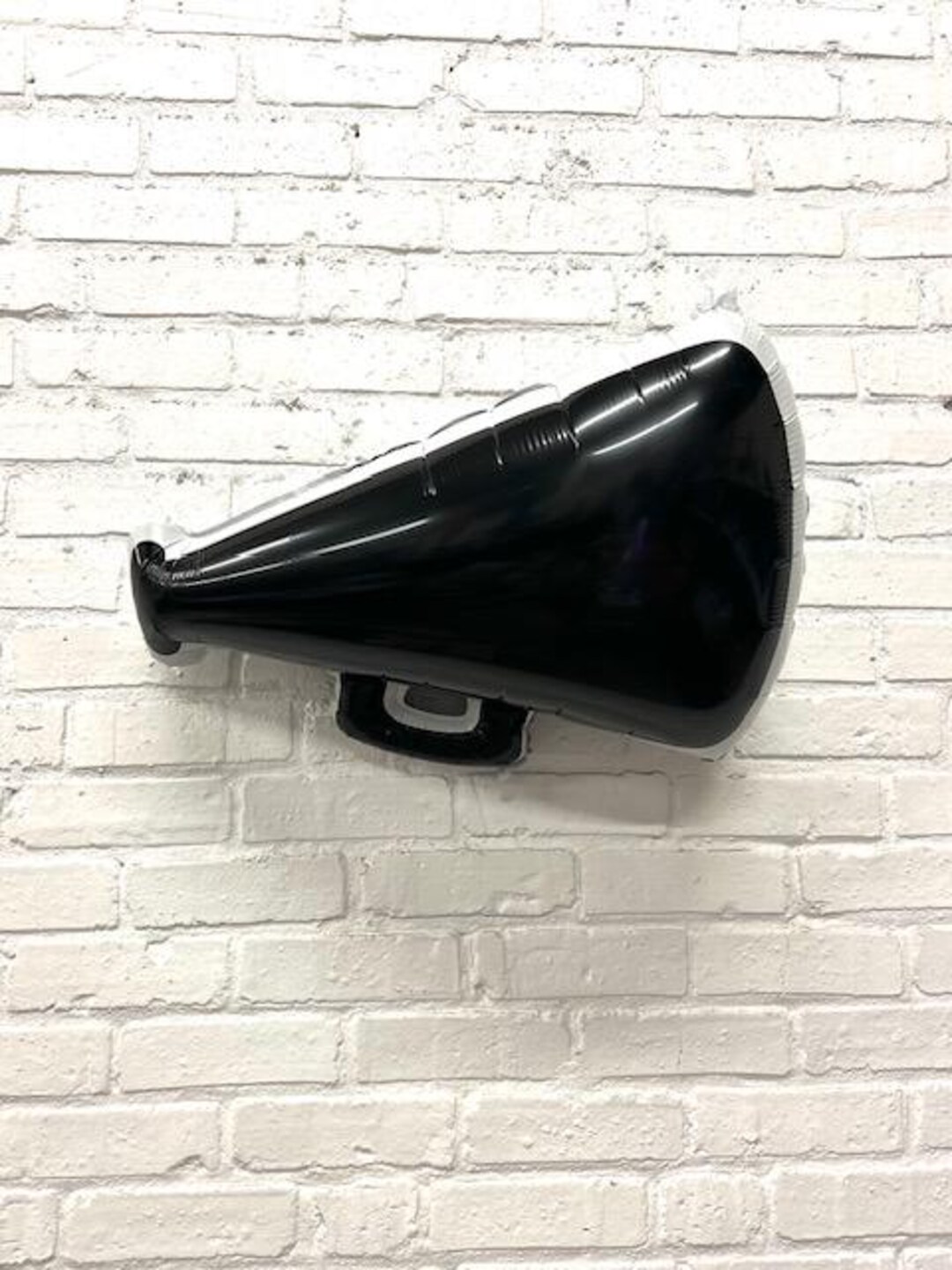 Black Cheer Megaphone Balloon 27in - Etsy