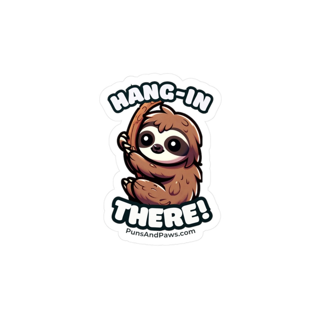 Sloth Sticker | Waterproof Sticker | Laptop Stickers | Stickers for ...