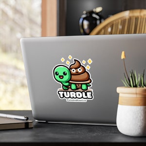 Turdle - Turtle Sticker | Waterproof Sticker | Laptop Sticker ...