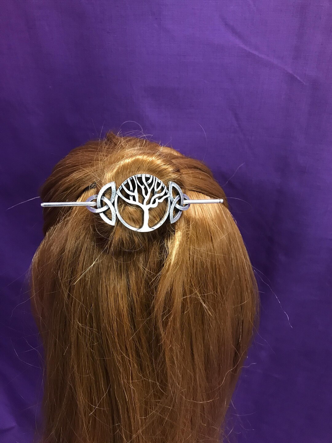 "tree of Life" Hair Pin, Original Hair Pin Cage With Cross Pin, Hair ...