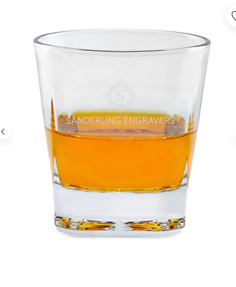 Custom Engraved Whiskey Glasses - 8oz Rocks Glass Set of 4 - Etsy