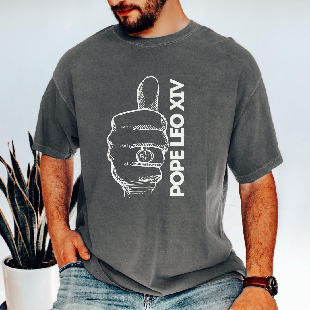 Comfort Colors® Pope Leo XIV Shirt, Robert Prevost Shirt, American Pope ...