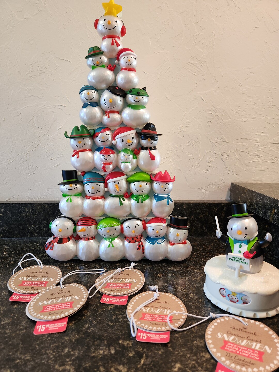 Hallmark 2014 Christmas Tree Concert Snowmen & Conductor - Etsy