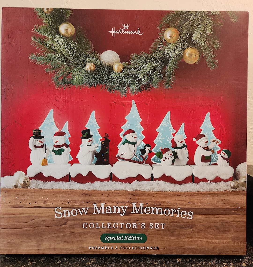 2018 Snow Many Memories Hallmark Collector Set - Etsy