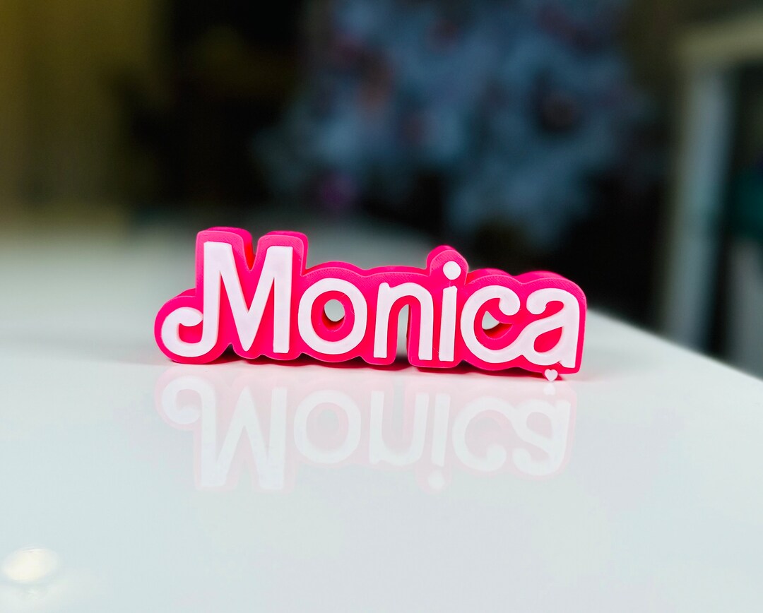 3D Name Sign - Personalized 3d Desk Sign - Gift for Girl - Kids Room ...