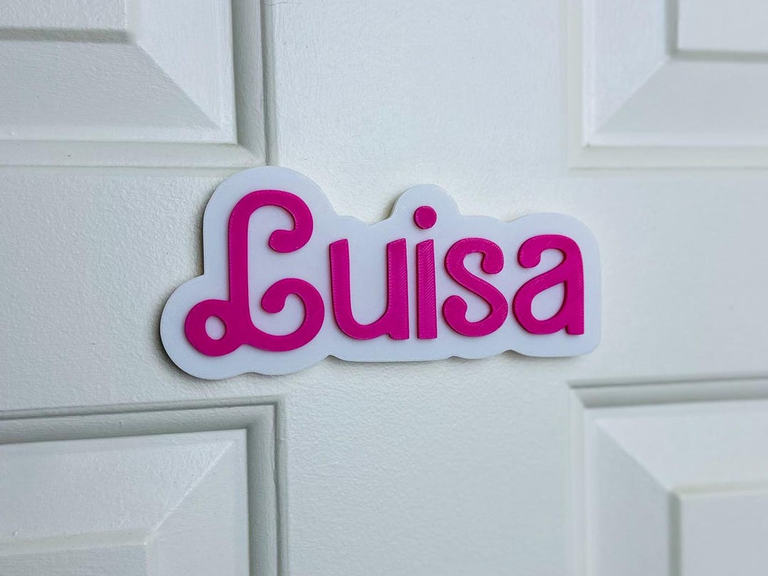 Custom Door Sign | Name Sign Decor | 3D Printed Name Sign | Nursery ...