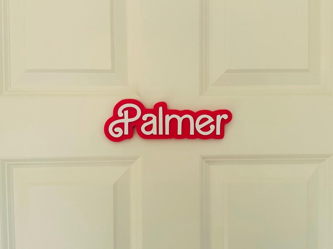 Custom Door Sign | Name Sign Decor | 3D Printed Name Sign | Nursery ...
