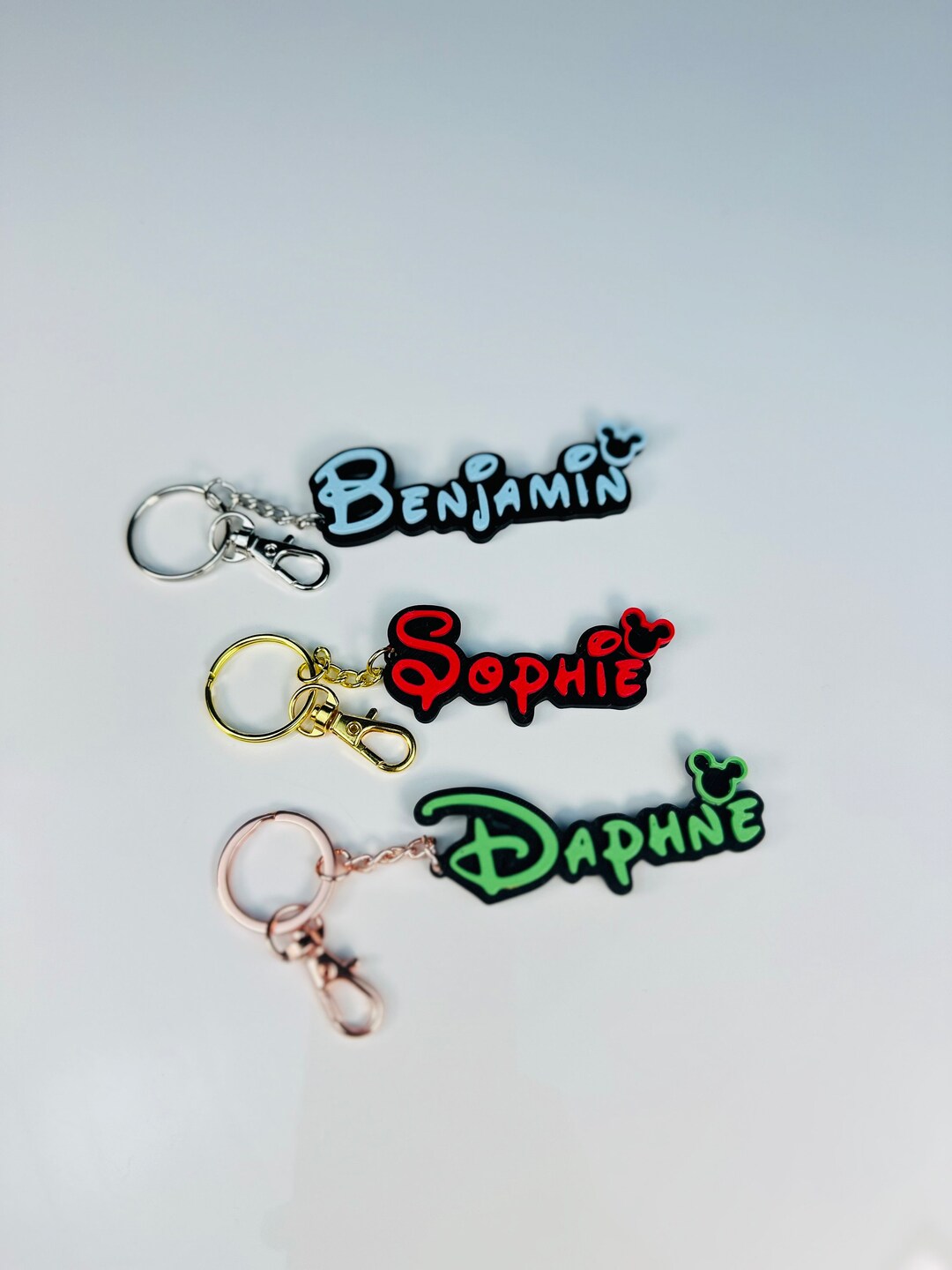 Personalized Name Keychain Theme Inspired Bag Charm Keychain Party ...
