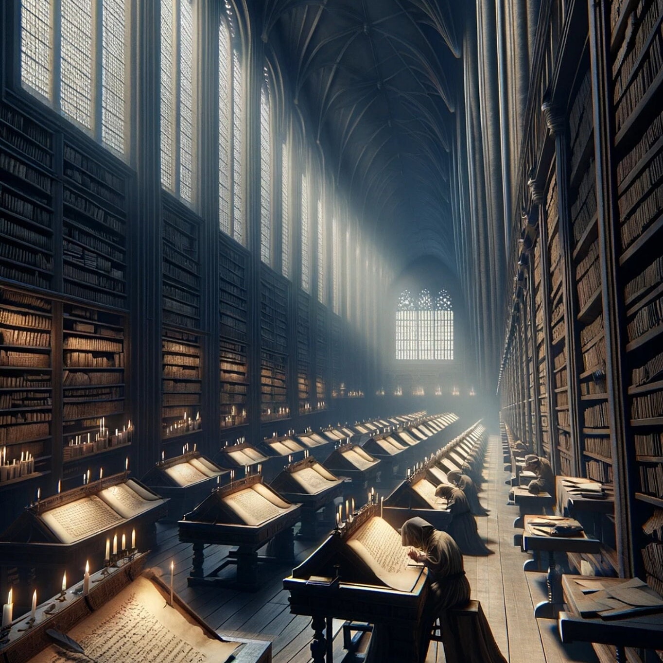 Set of 5 Dark Academia A4 Printable Wall Art - Vintage Scholarly Decor ...