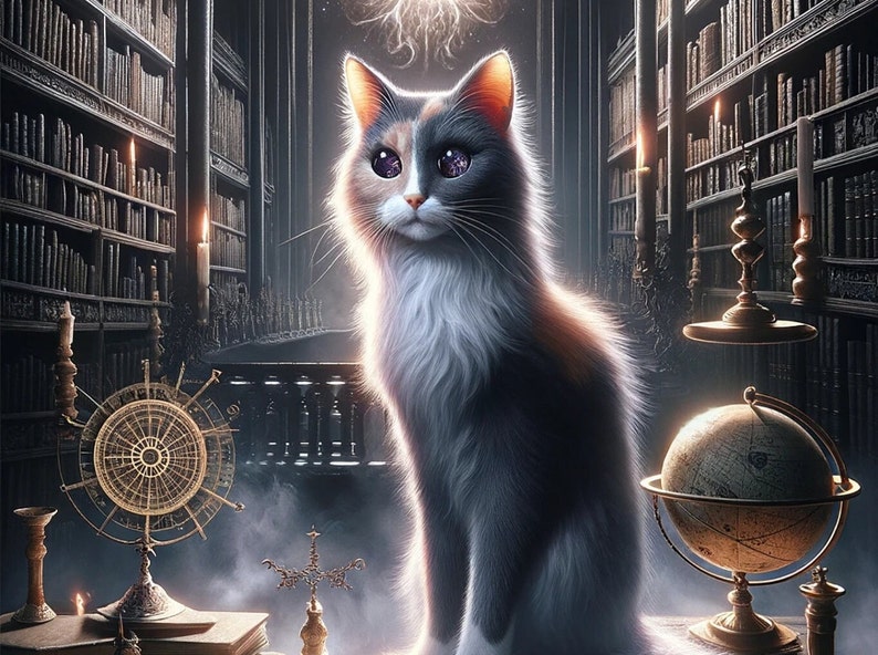 Bloodborne-inspired Dark Academia Cat Portraits: Gothic Elegance Series ...