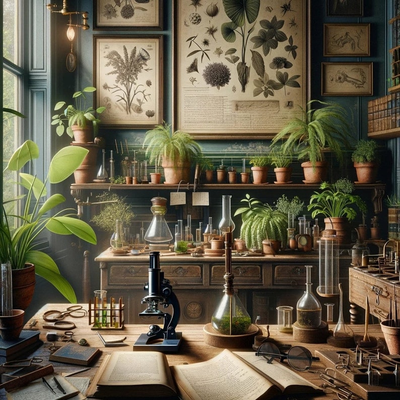 Set of 5 Dark Academia A4 Printable Wall Art - Vintage Scholarly Decor ...