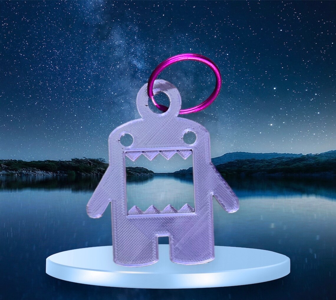Domo Key Chain - Etsy