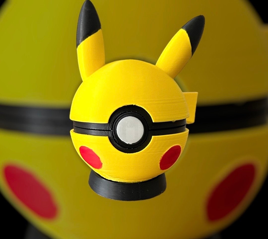 Pikachu Pokeball - Etsy