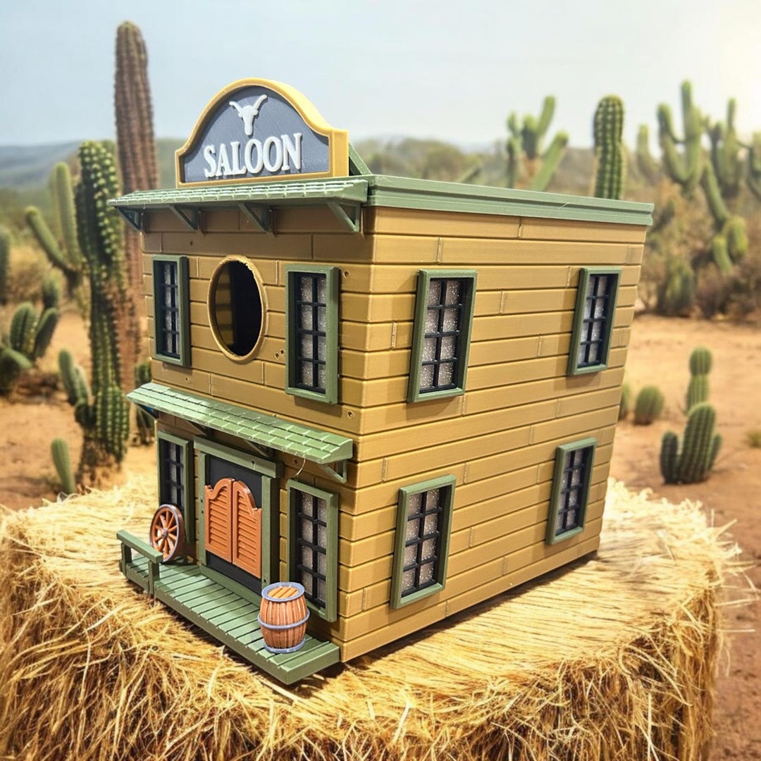 The Saloon Birdhouse - Etsy