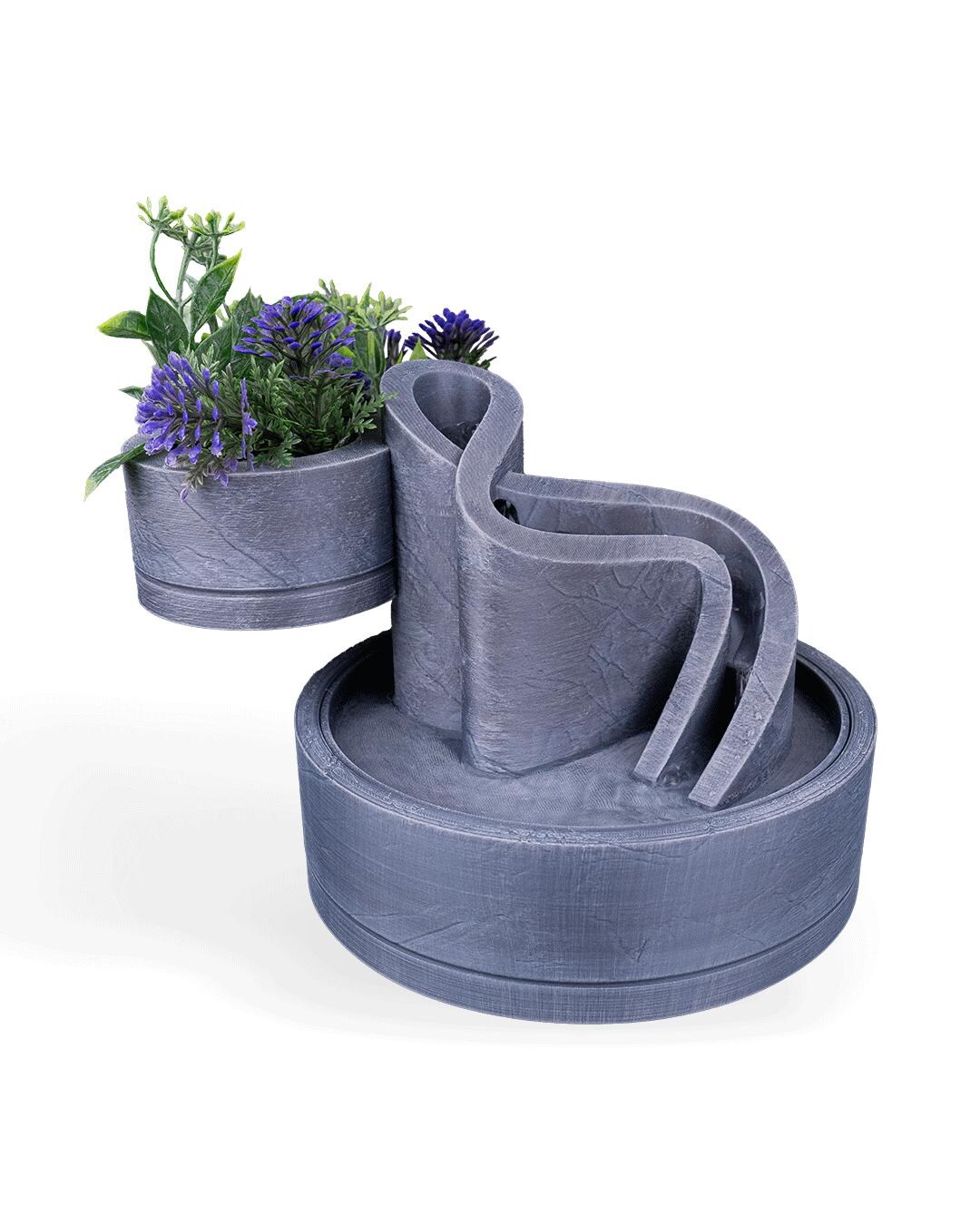 Current Calm Tabletop Fountain and Planter - Etsy