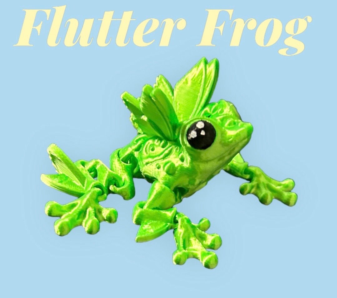 Flutter Frog Etsy
