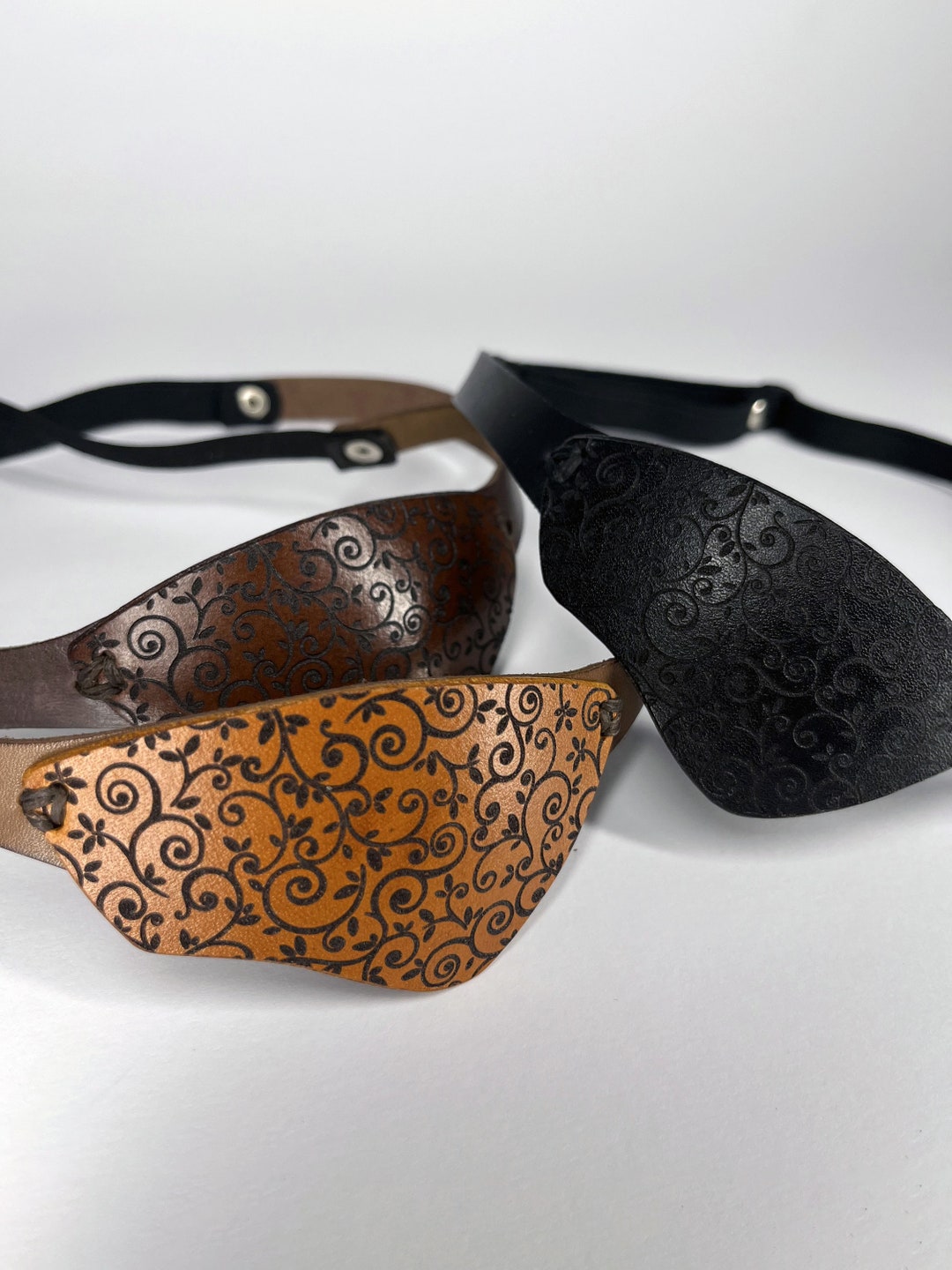 Leather Eye Patch Eye Patch - Etsy New Zealand