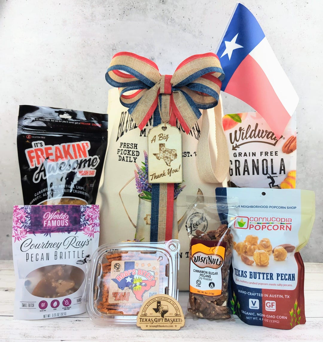 Texas Snack Gift Tote: Housewarming, Birthday, Thank You - Etsy