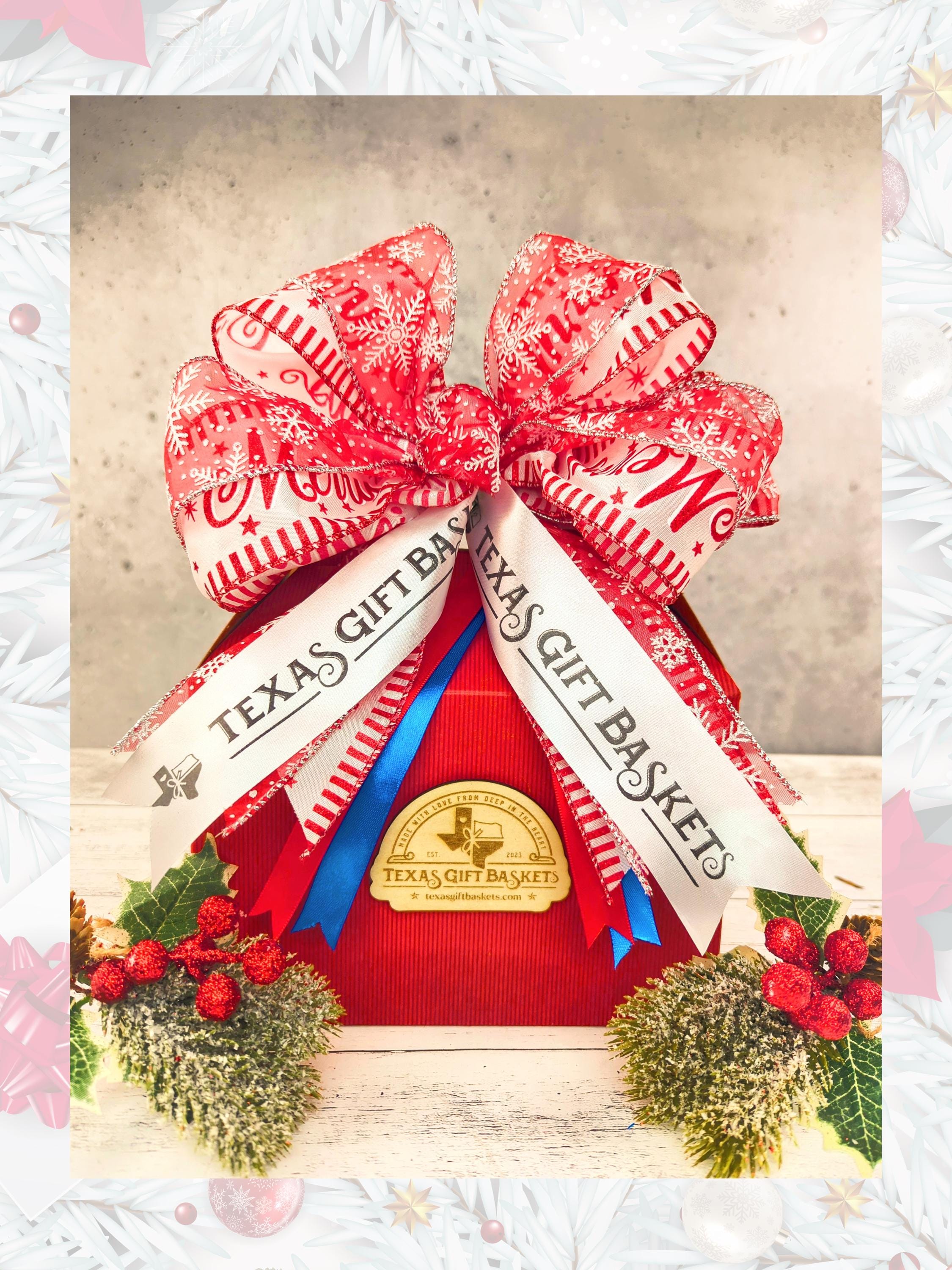 The Little Longhorn Gift Box, Texas Themed Snack Box With Ribbon and ...