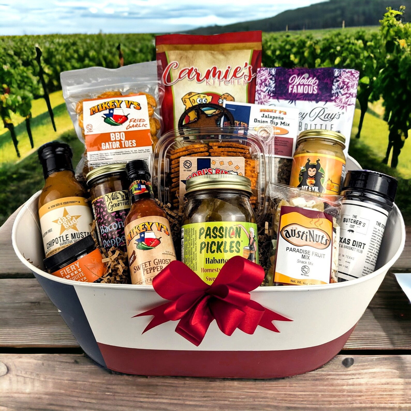 Texas Treasure Trove Gift Basket: Personalized Housewarming Present - Etsy