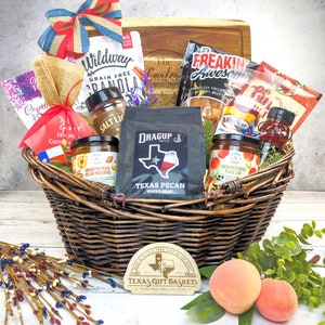 Gourmet Texan Gift Basket: Texas Snacks & Treats, Personalized Option ...
