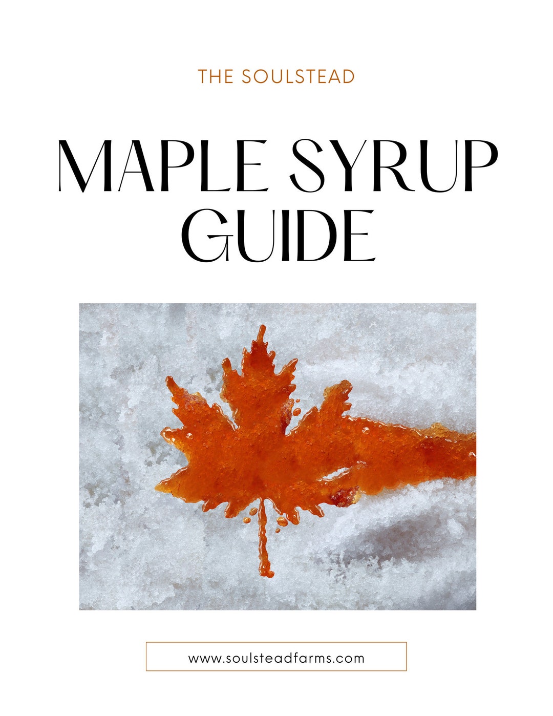 Printable Maple Syrup Guide - Etsy