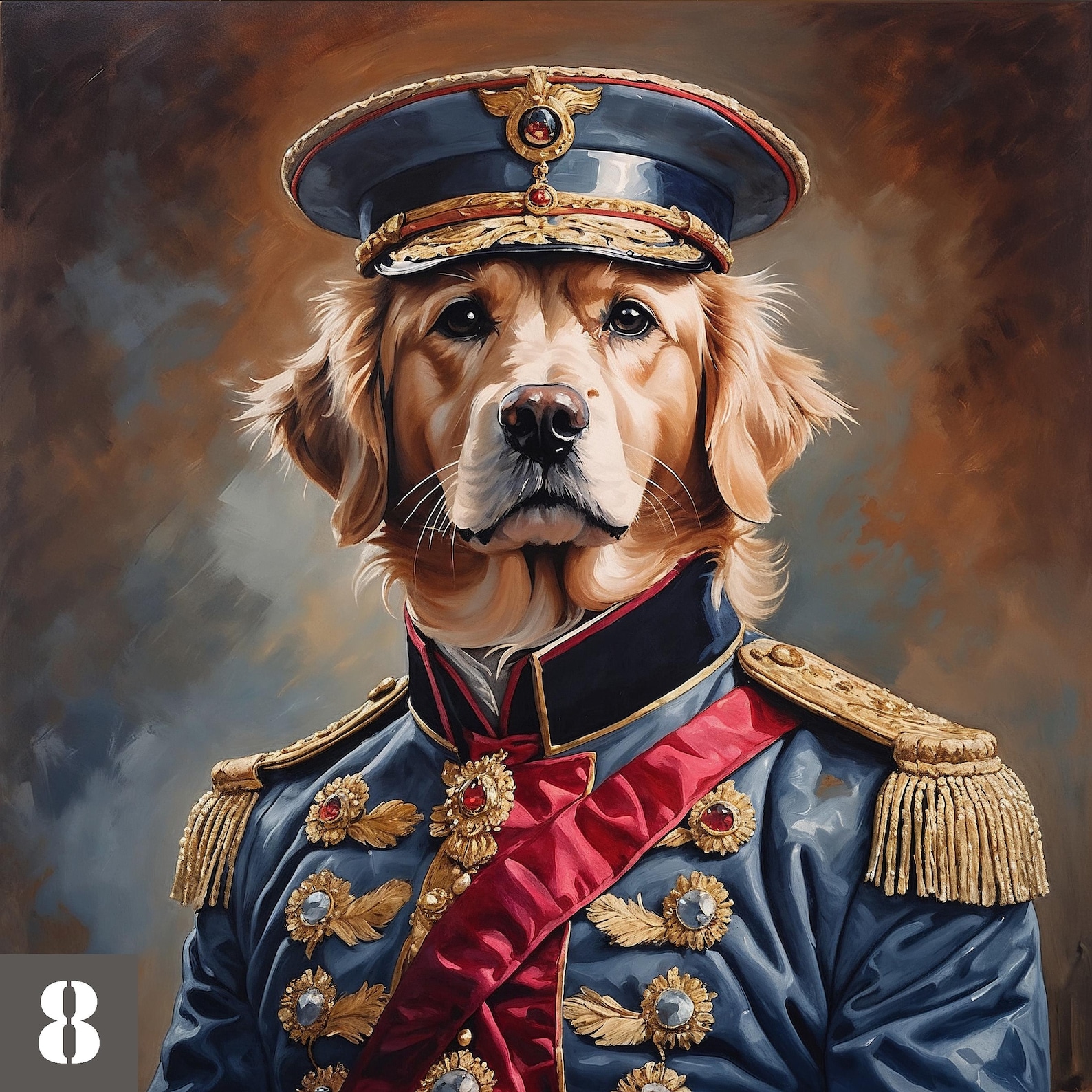 Custom Pirate Captain Pet Portraits From Your Photo, Personalized ...