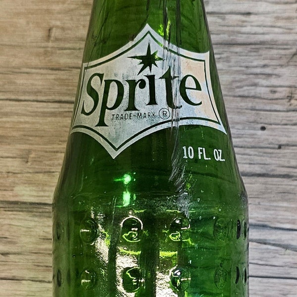 Glass Sprite Bottle - Etsy