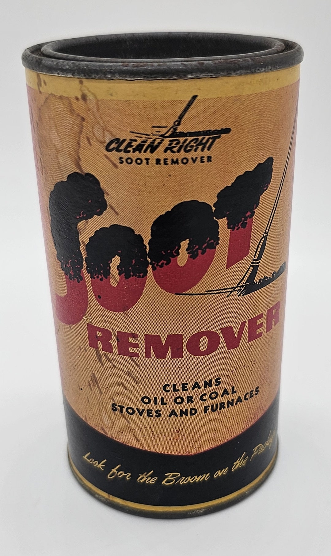 VINTAGE Clean Right Soot Remover - 3oz. Can - Etsy