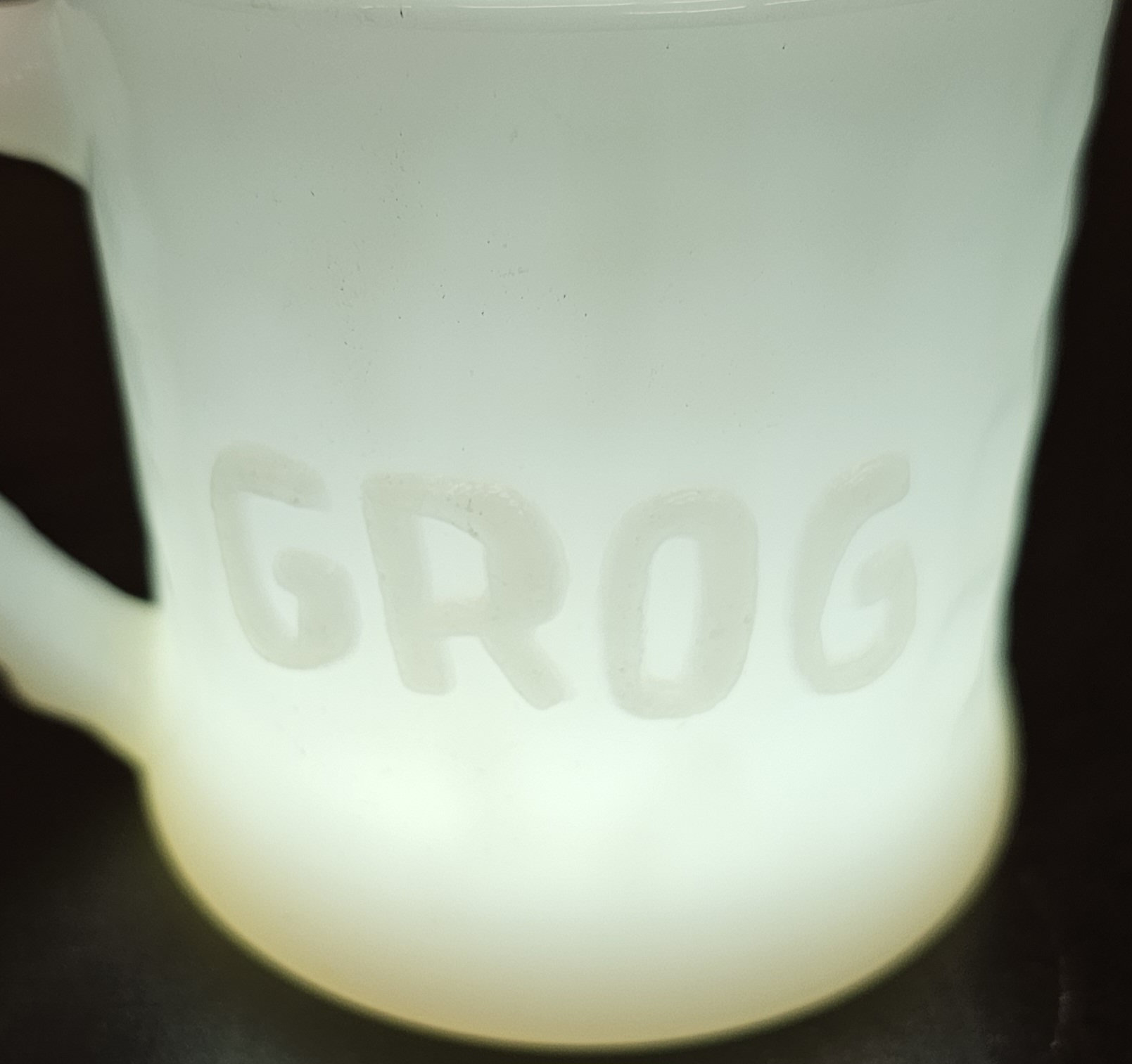 Anchor Hocking Milk Glass Grog Mug - Etsy